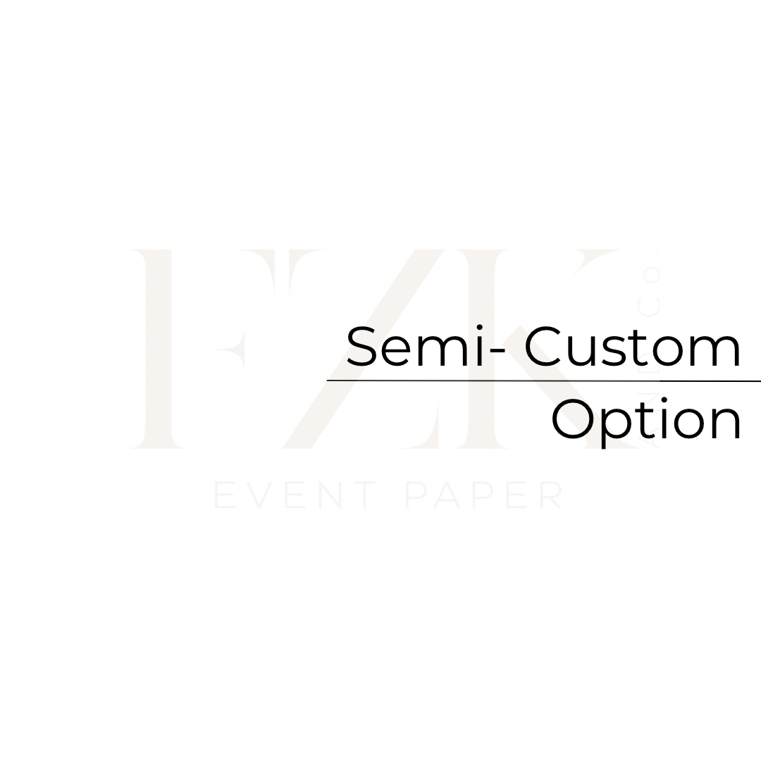 Semi-Custom Option – FZK & Co. Event Paper